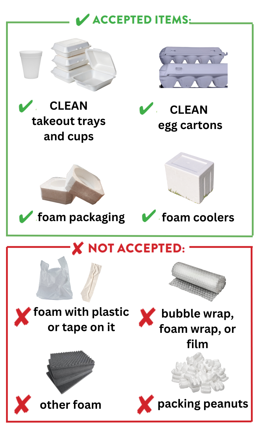 *NEW* Styrofoam Recycling - Overlooked Materials